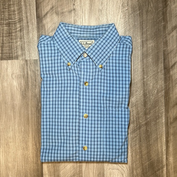 L.L. Bean | Shirts | Ll Bean Long Sleeve Button Down Shirt Medium Regular | Poshmark